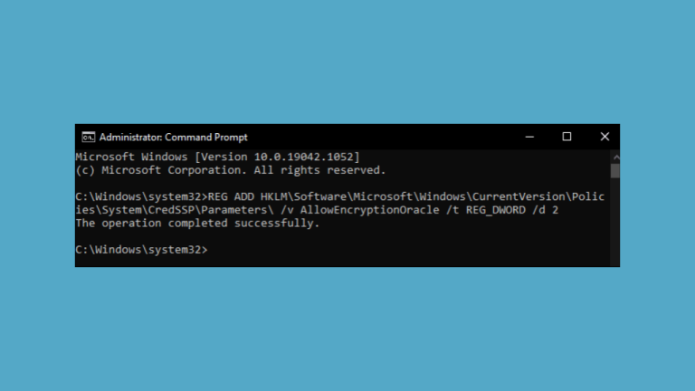 Fixed Credssp Encryption Oracle Remediation
